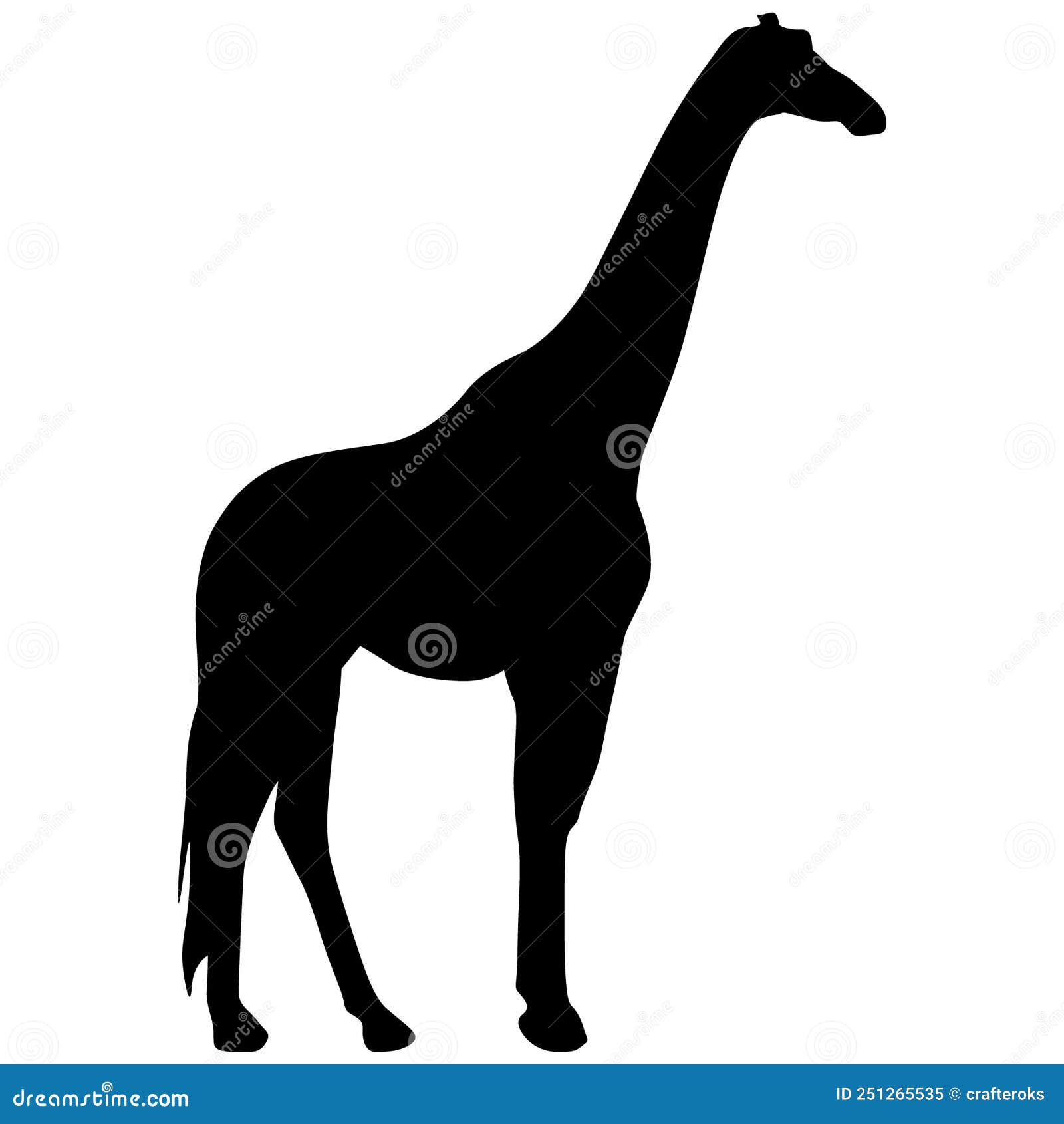 Giraffe EPS Vector File Digital Download Stock Illustration ...