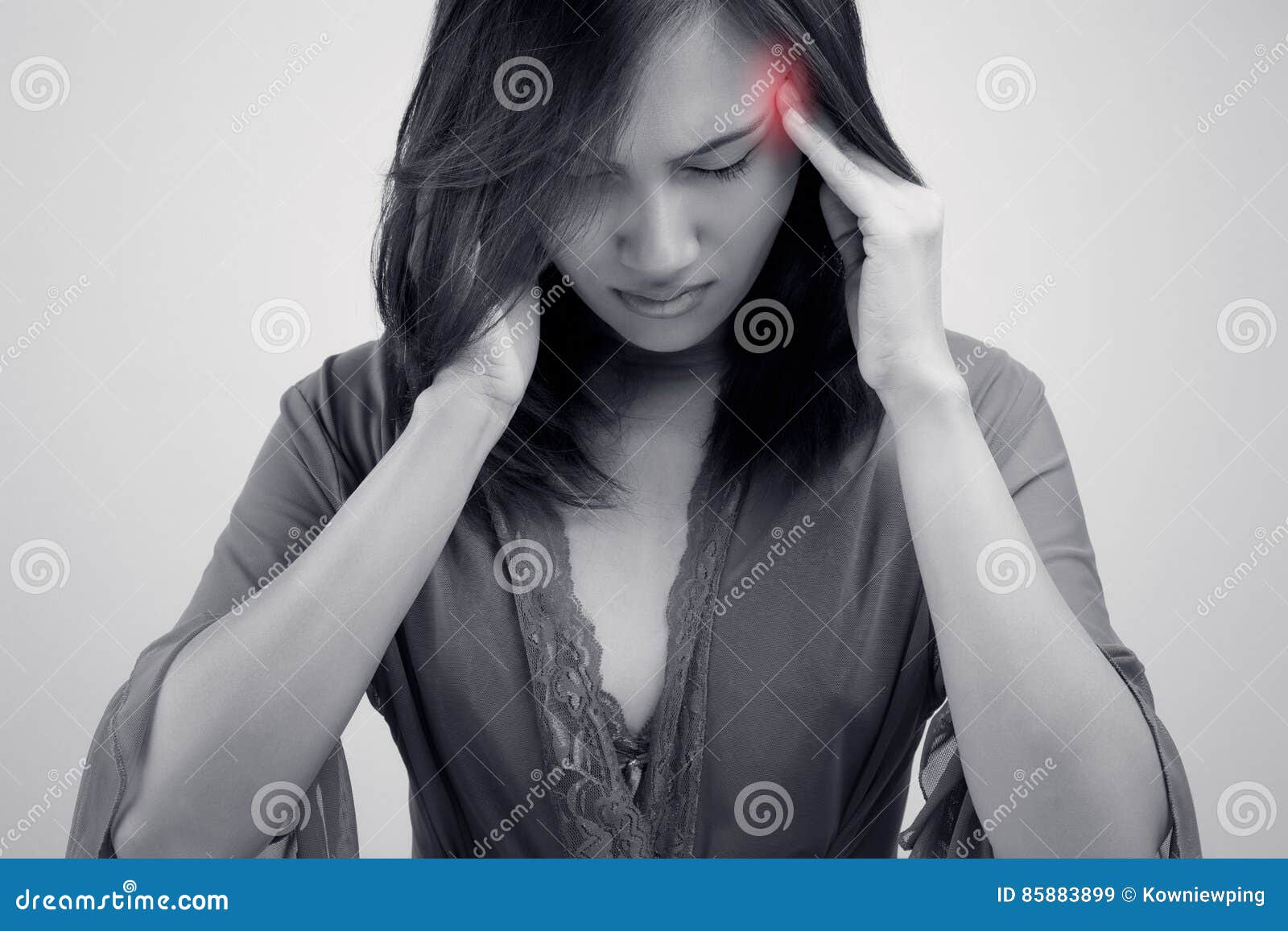 An Image of Girl with Headache Stock Image - Image of care, pain: 85883899