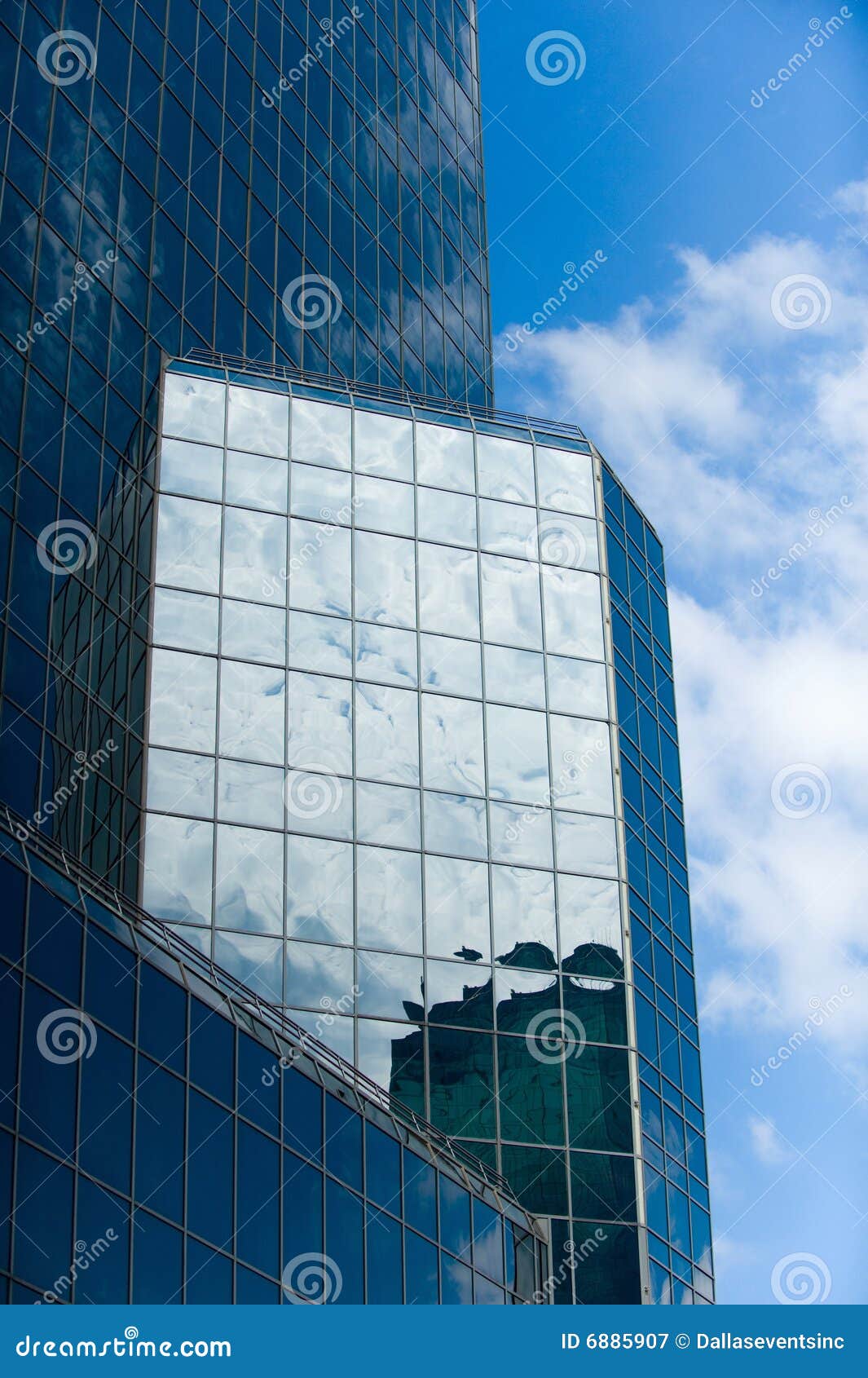 An Image of a Glass High Rise Stock Image - Image of america, reflect ...