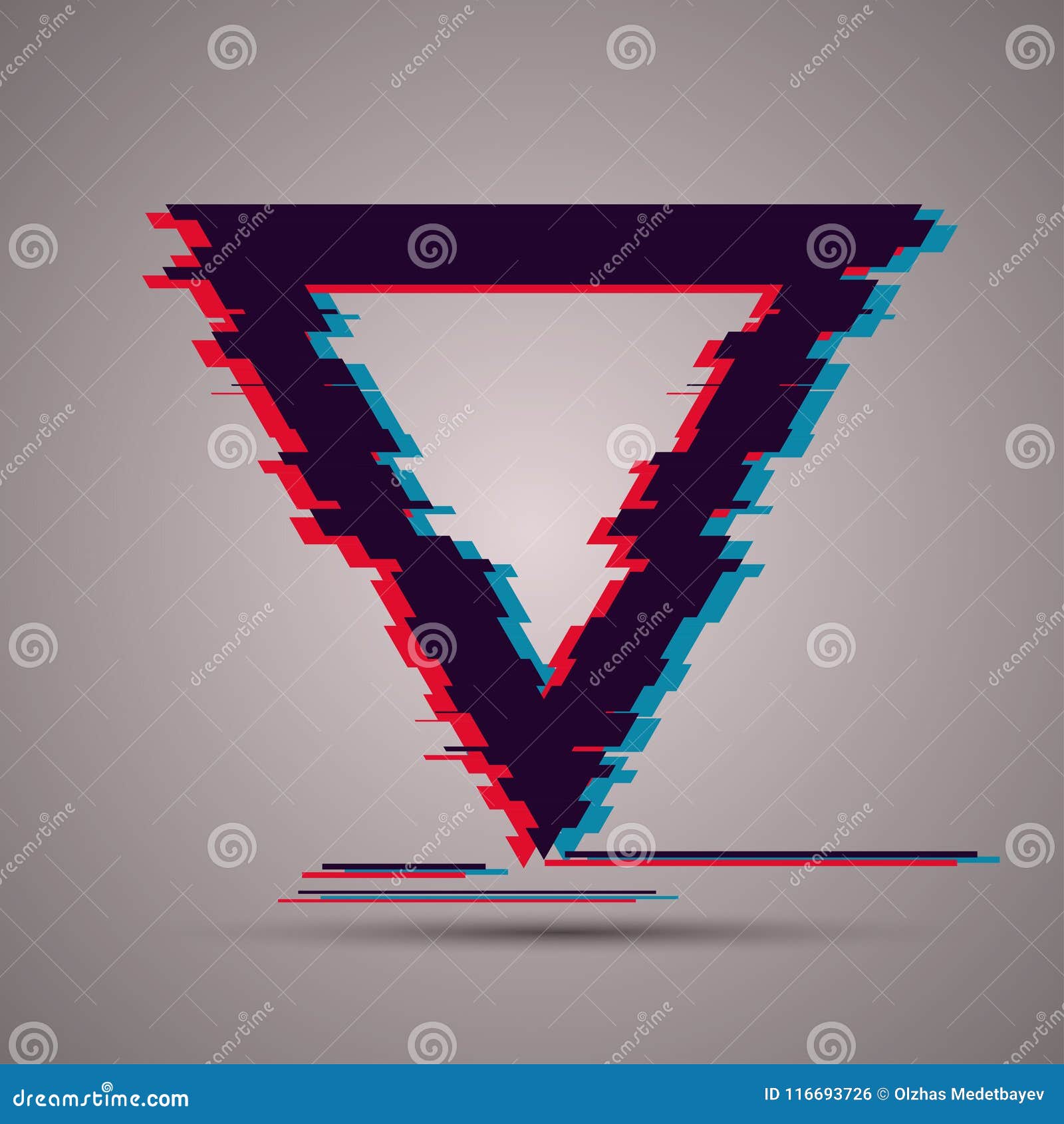 Image with glitch effect. stock illustration. Illustration of flyer ...