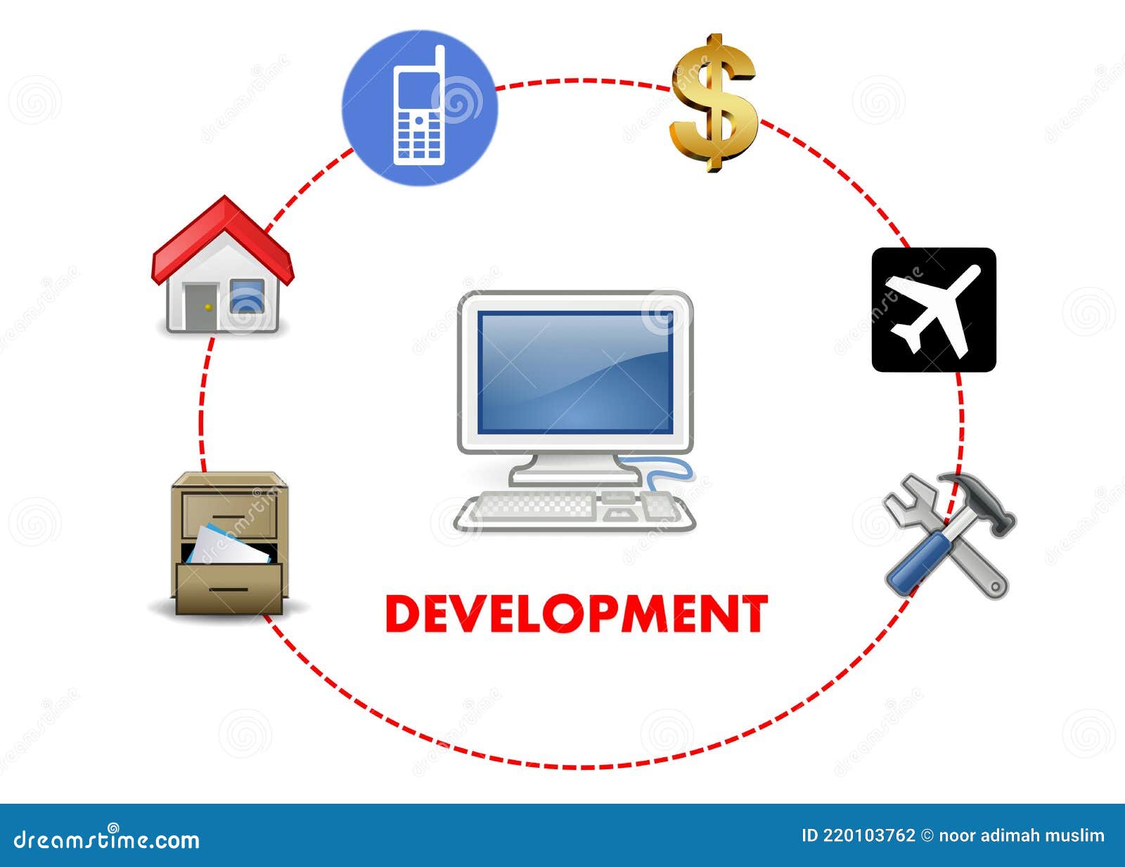 An Image Global Development Design from Powerpoint Stock Illustration ...