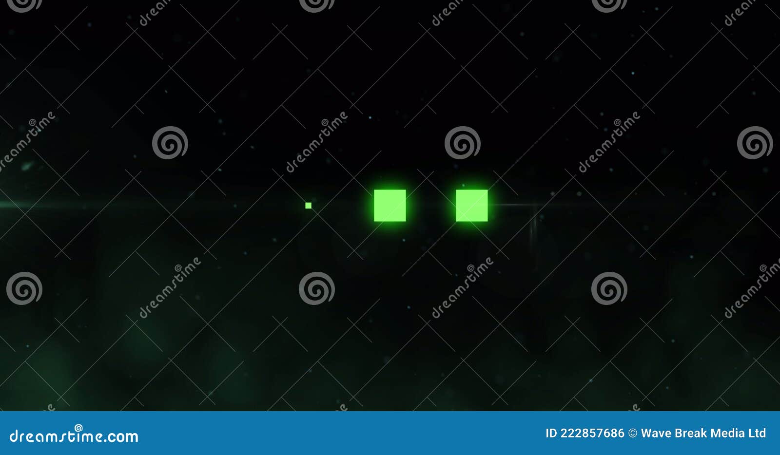 Image of Glowing Loading Squares Digital Interface Stock Illustration ...