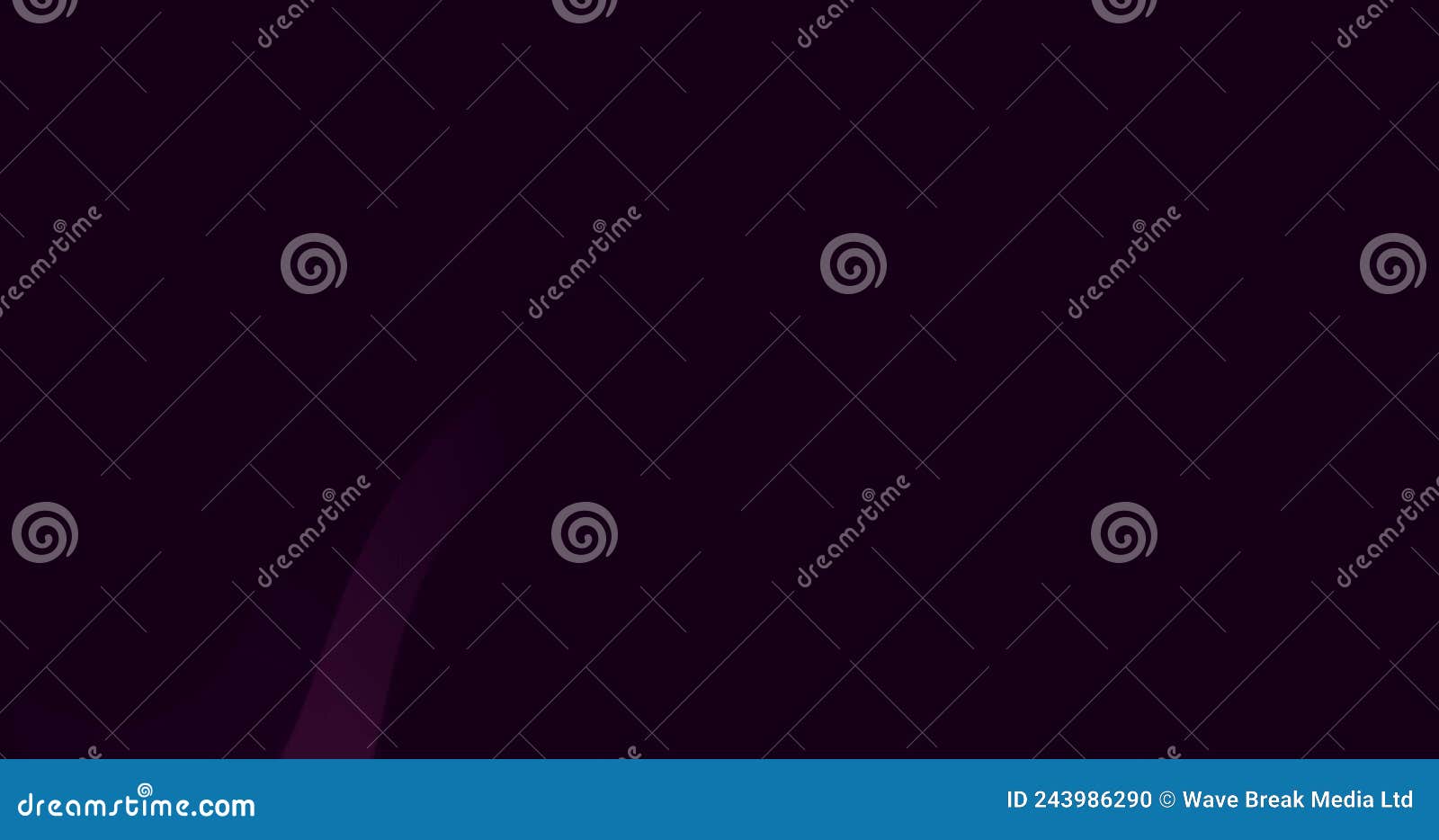 Image of Glowing Pink Light Wave Moving on Black Background Stock ...