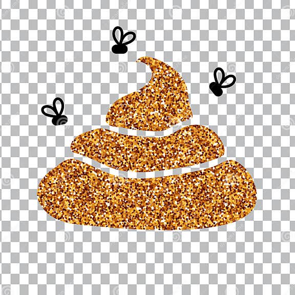Image of Gold Glitter Shit. White Background Stock Vector ...