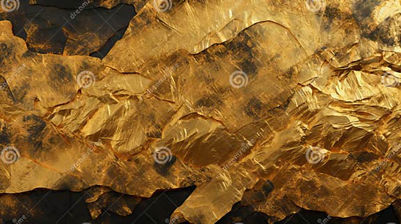 Image of a Gold Rock Texture Stock Illustration - Illustration of stone ...