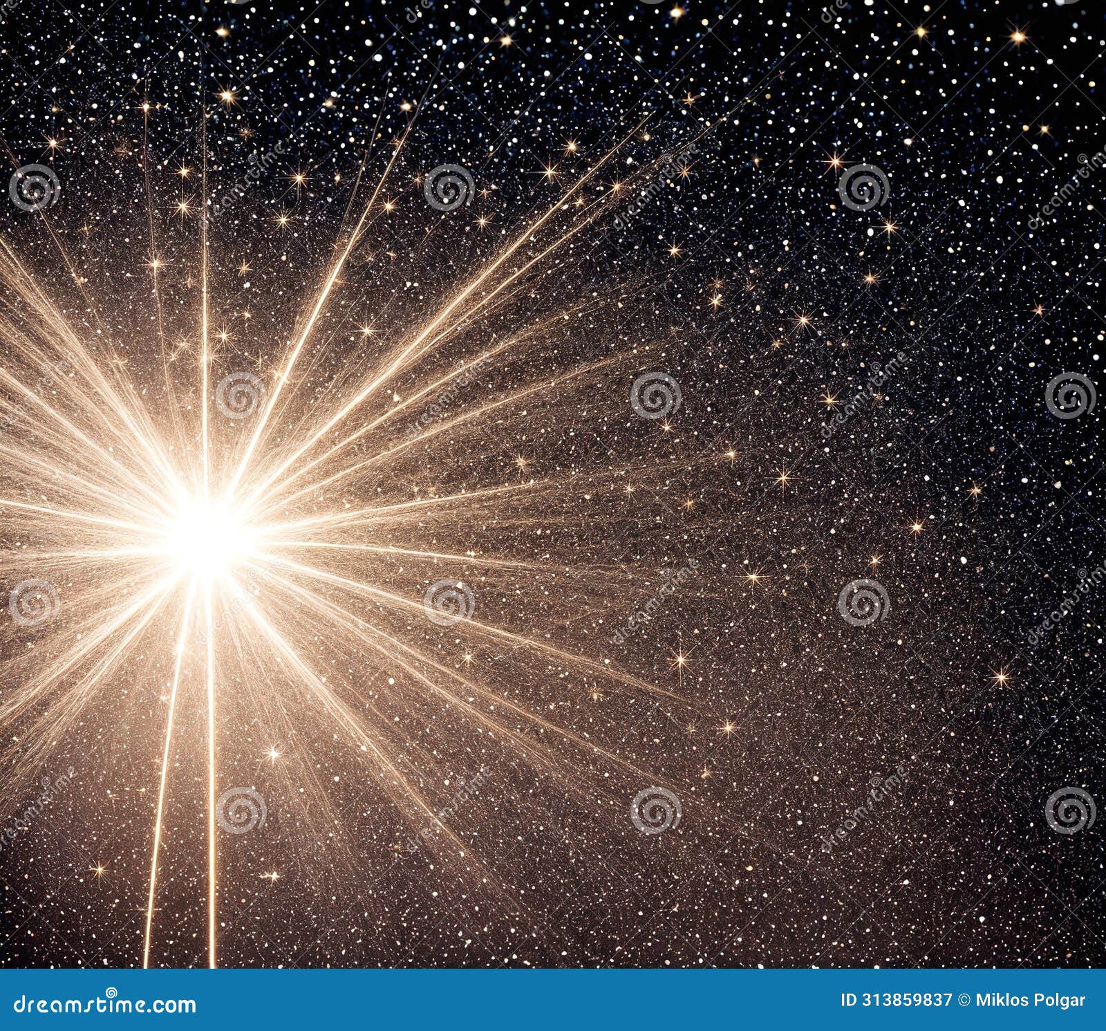 A Star with Rays of Light Coming from it. Stock Image - Image of ...
