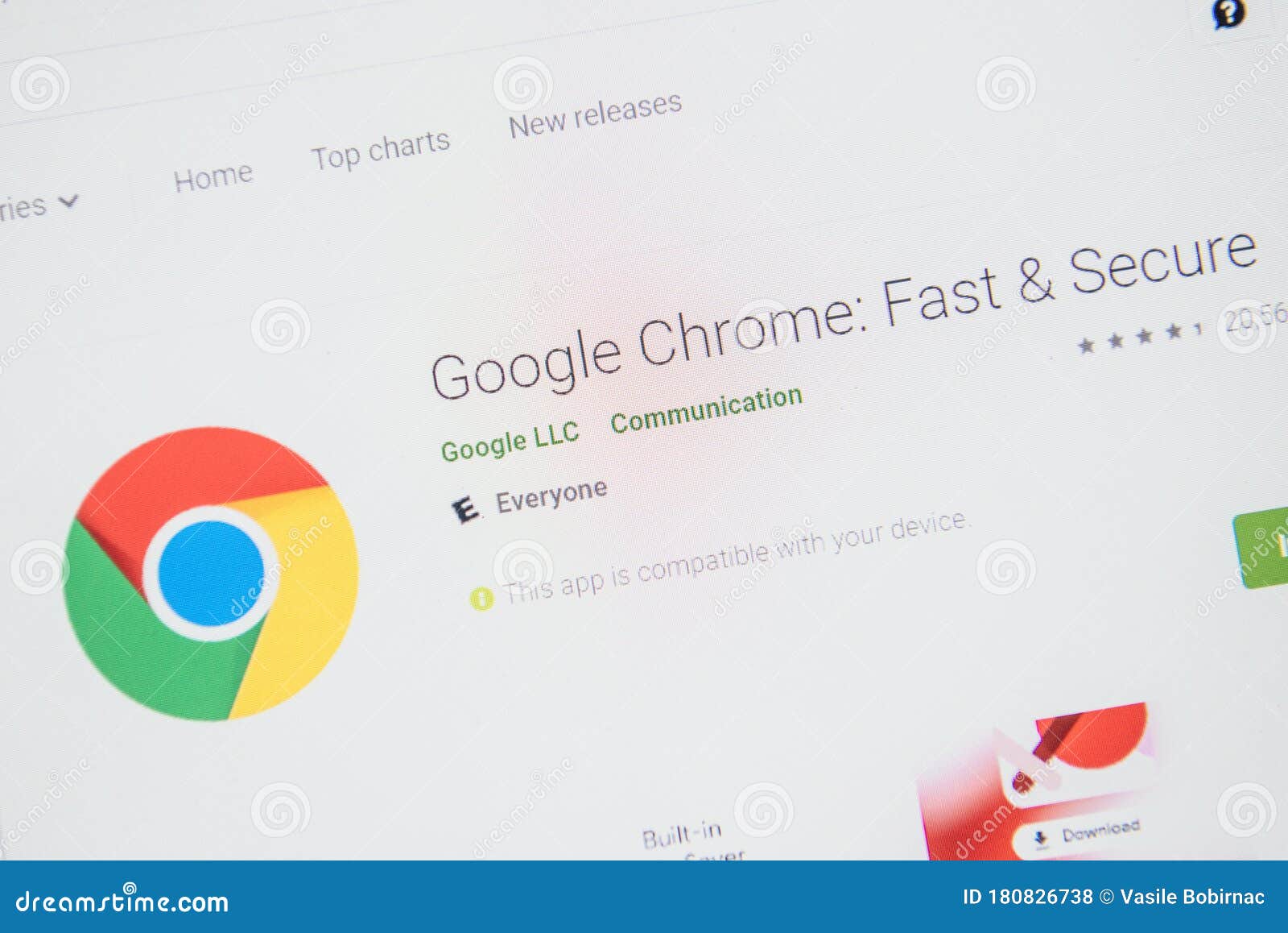 Google Chrome App Icon. Selective Focus. Editorial Stock Photo - Image ...