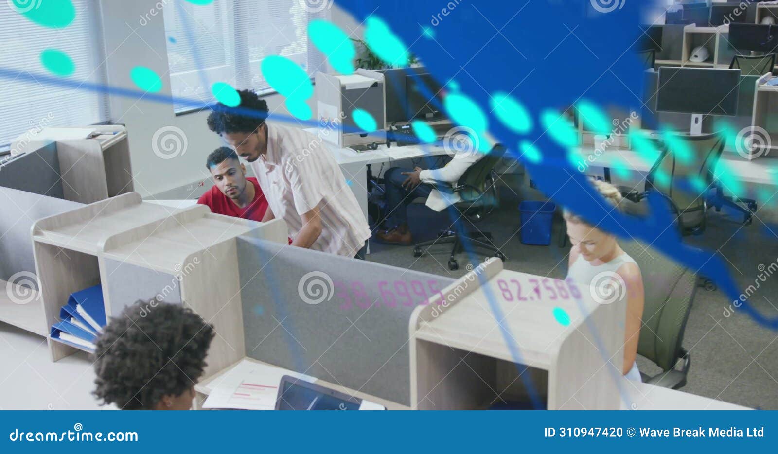 Image of Graphs, Changing Numbers, Map and Computer Language, Diverse ...