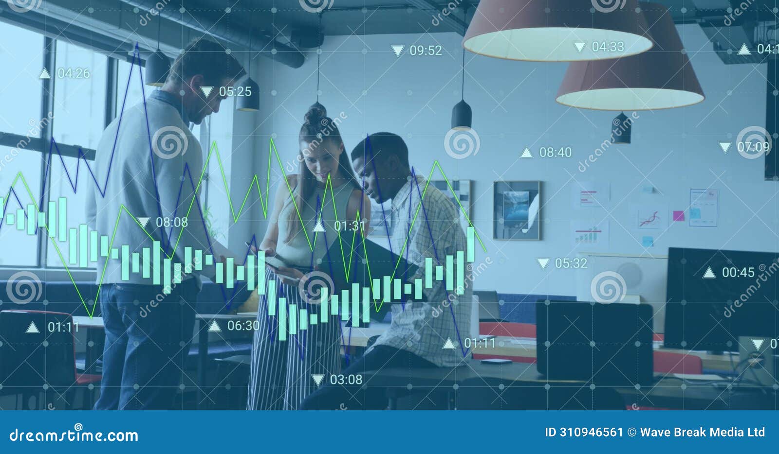 Image of Graphs and Changing Numbers Over Diverse Coworker Sharing ...