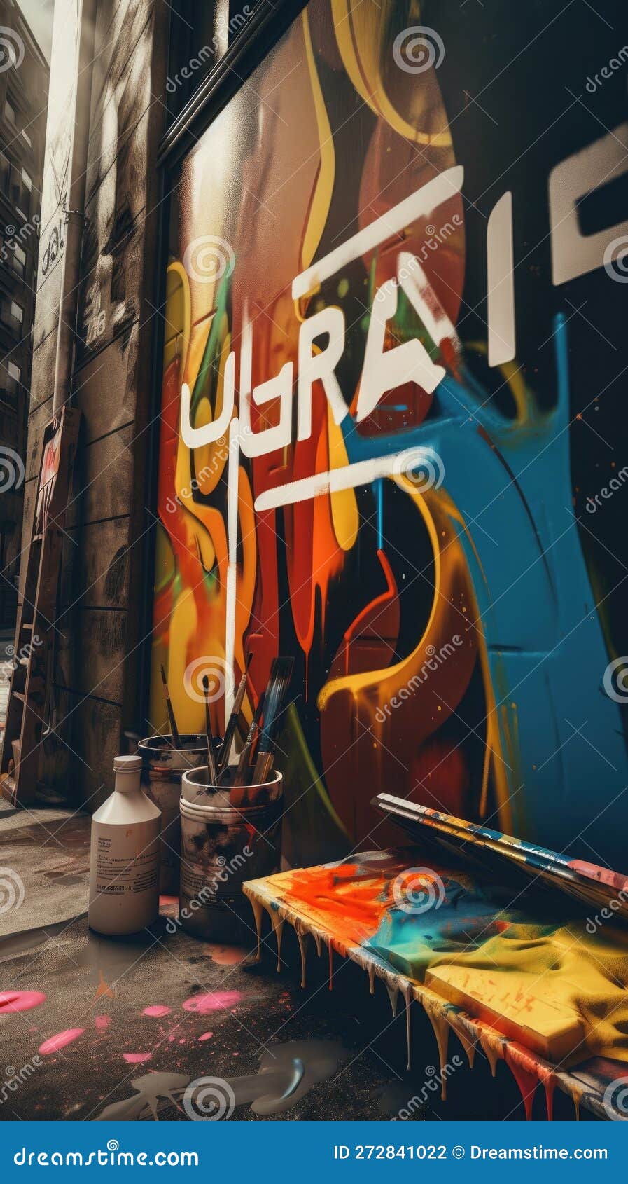 The Intersection of the Past and Present, Graffiti in an Old City ...