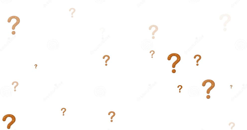 Image of Green Question Marks Icons on White Background Stock ...