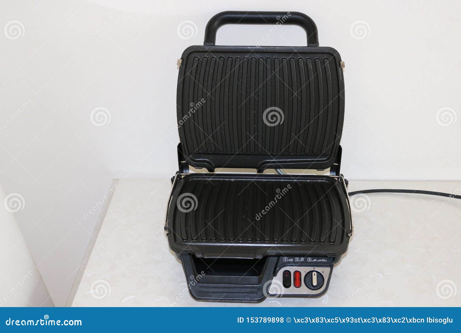 Image of Grill and Toast Machine. Stock Photo - Image of energy, black ...