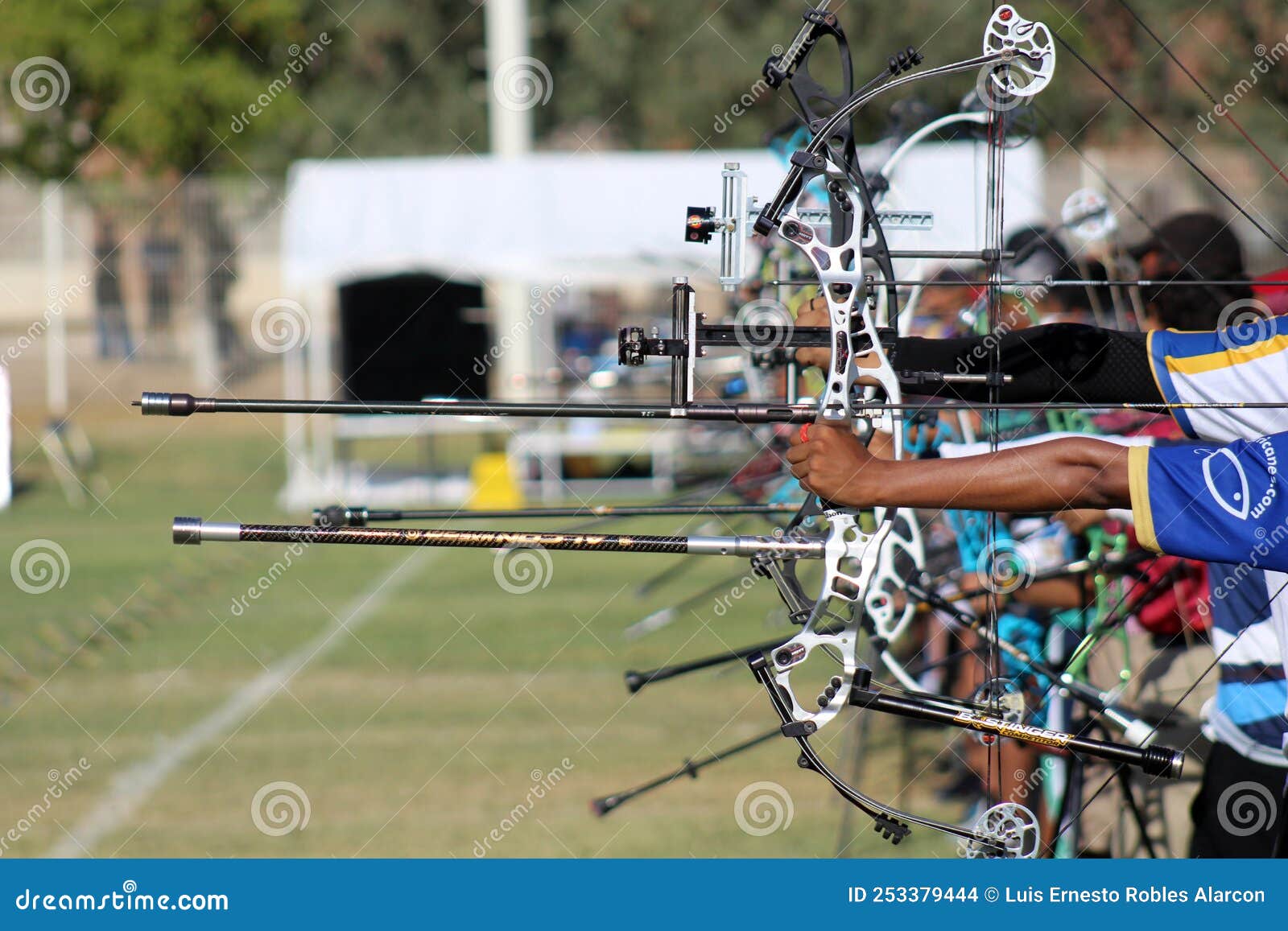 Group of Archers in Full Understanding of Archery Editorial Stock Image ...