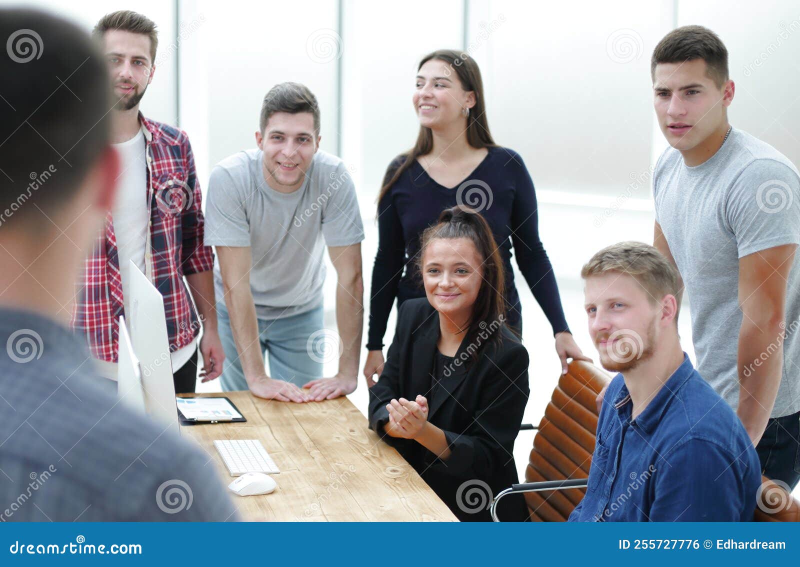 Image of a Group of Young Professionals in the Office Stock Photo ...