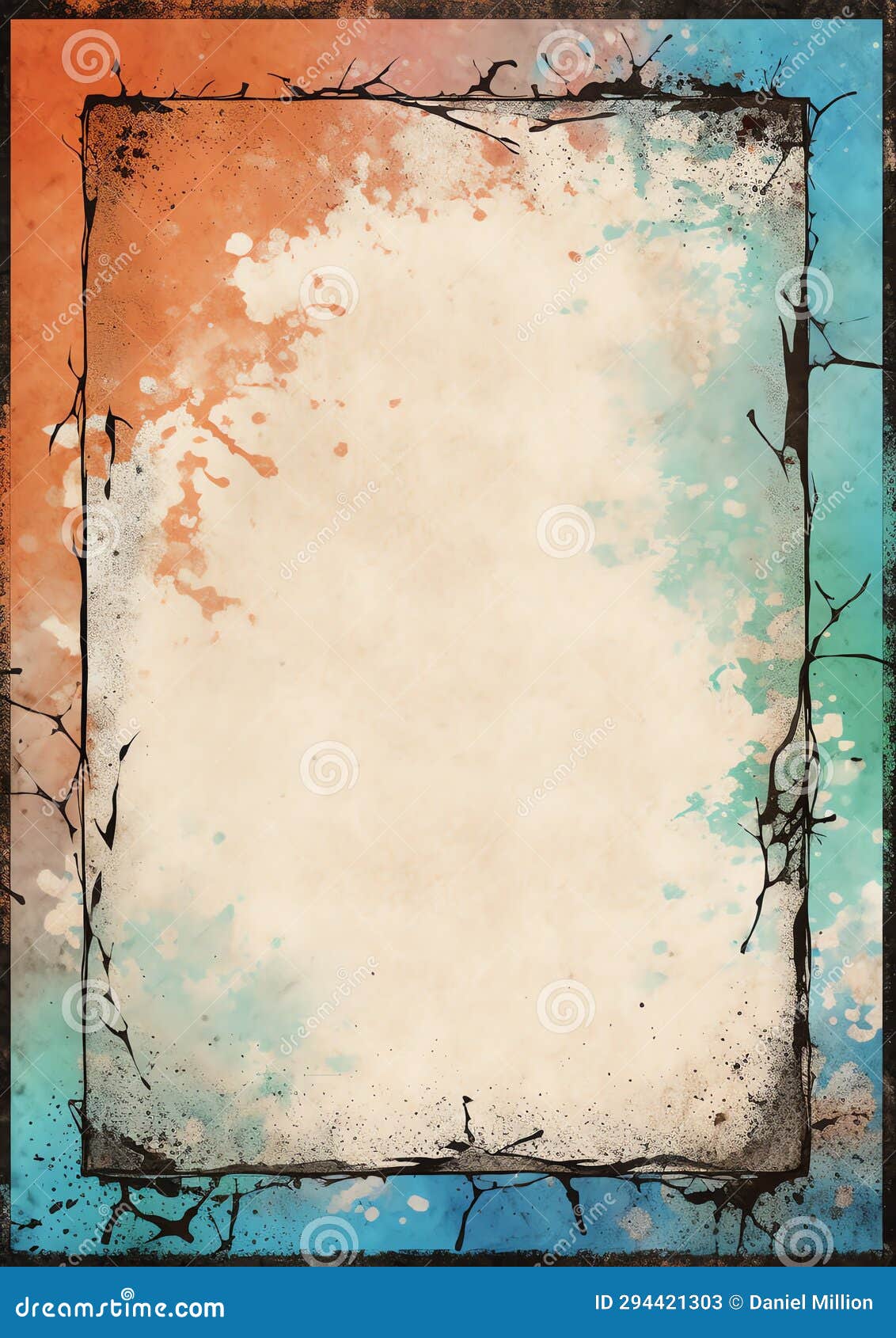 Grunge Texture 90s Retro Nostalgic Frame Stock Illustration ...