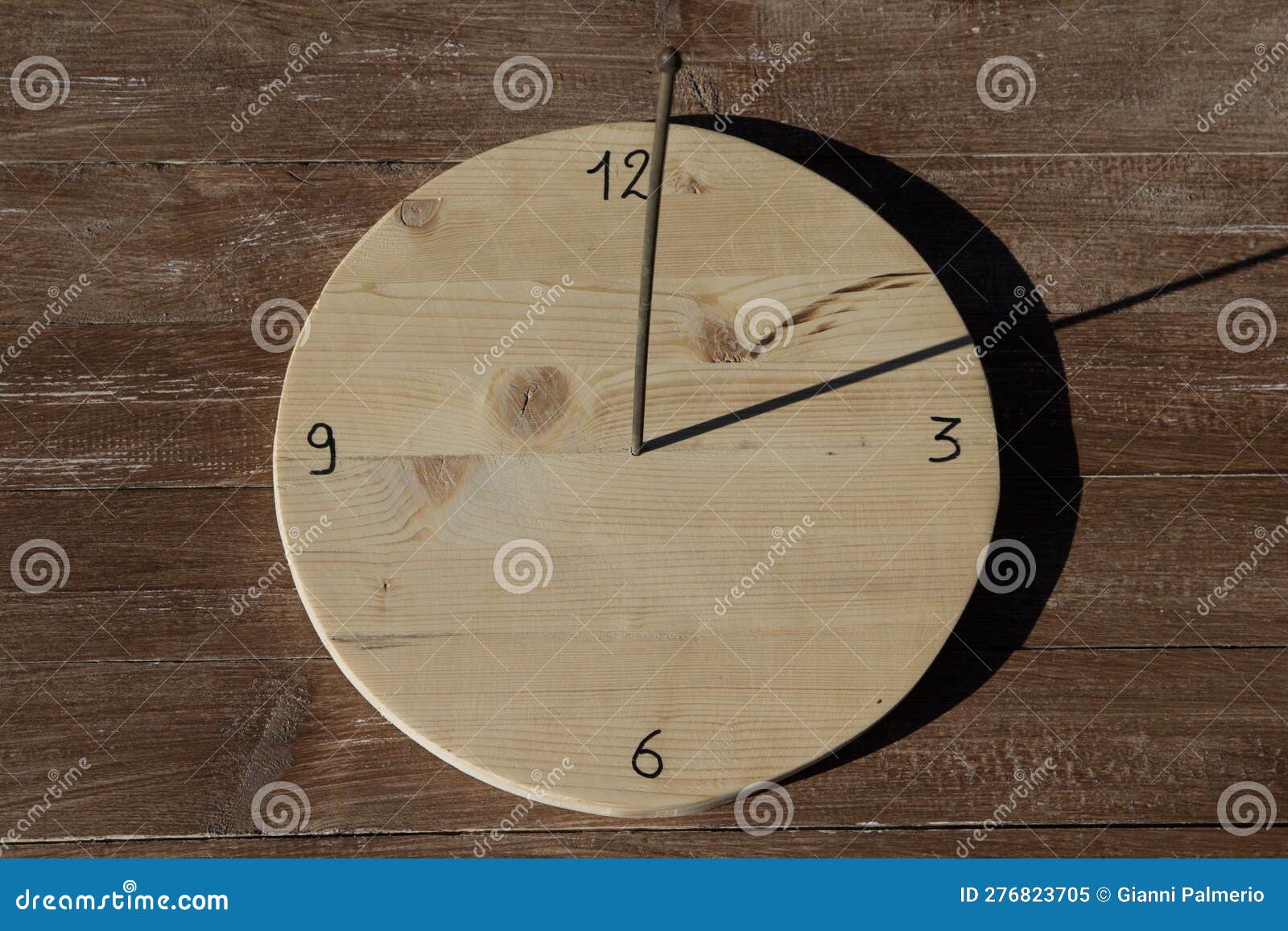 Image of a Hand Built Sun Shade Clock Stock Image - Image of fantasy ...