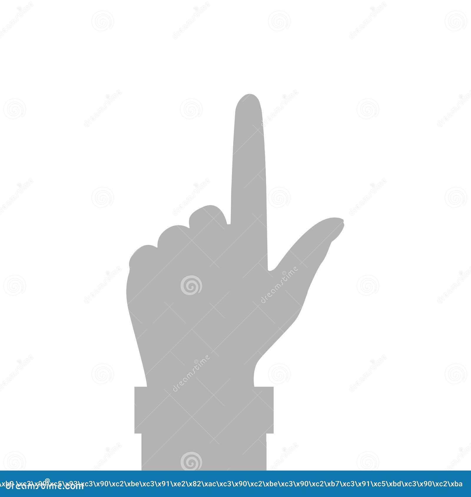 Image of Hand Click, Vector Illustration Stock Vector - Illustration of ...