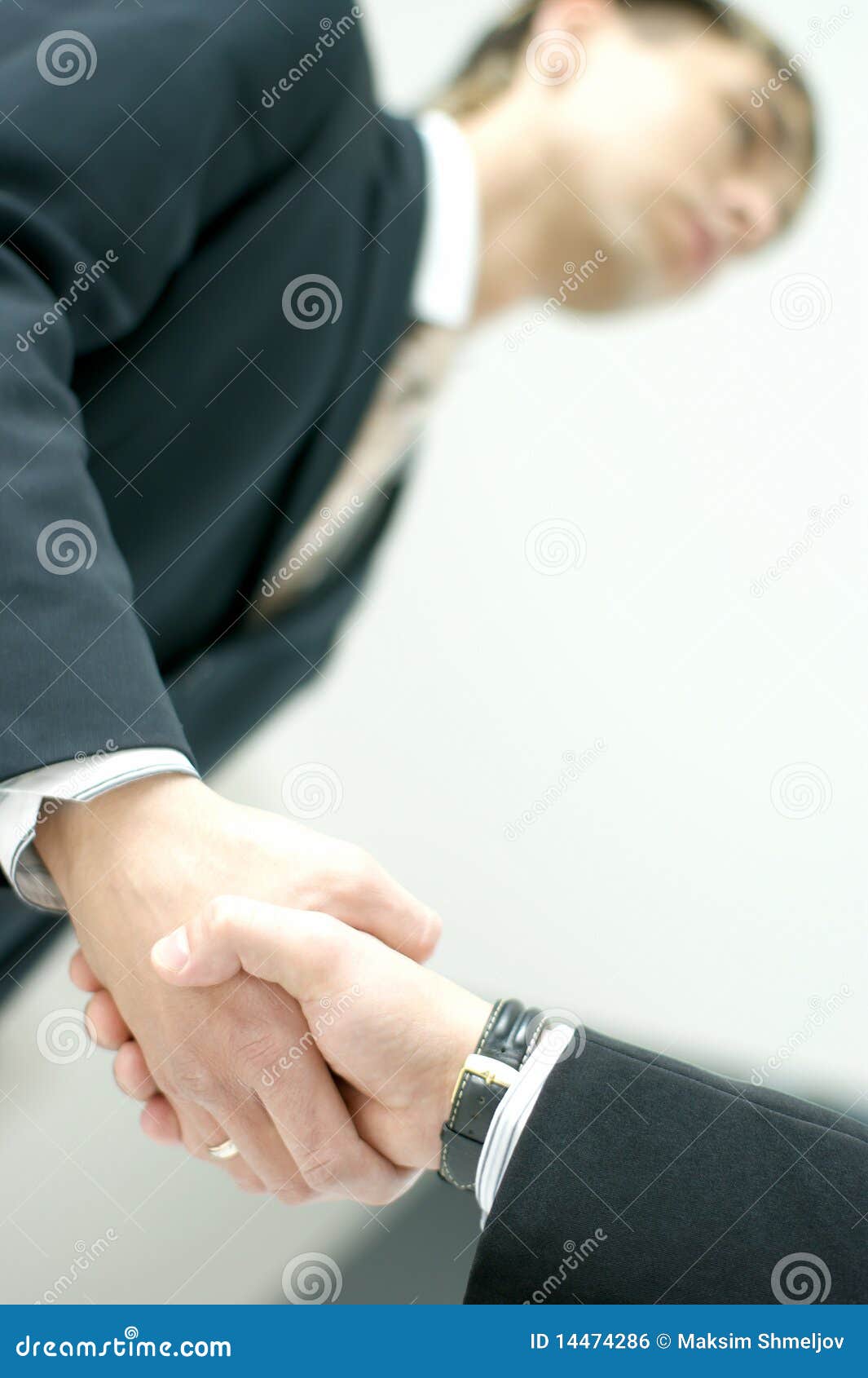 Image of a Handshake between Two Business Men Stock Photo - Image of ...