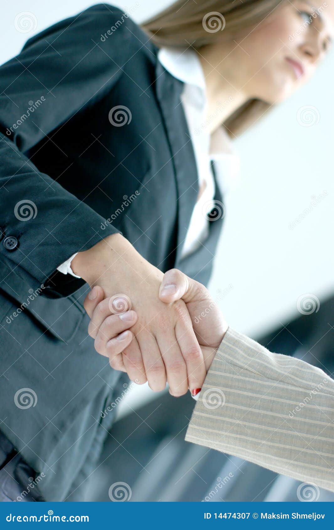 Image of a Handshake between Two Business Persons Stock Image - Image ...
