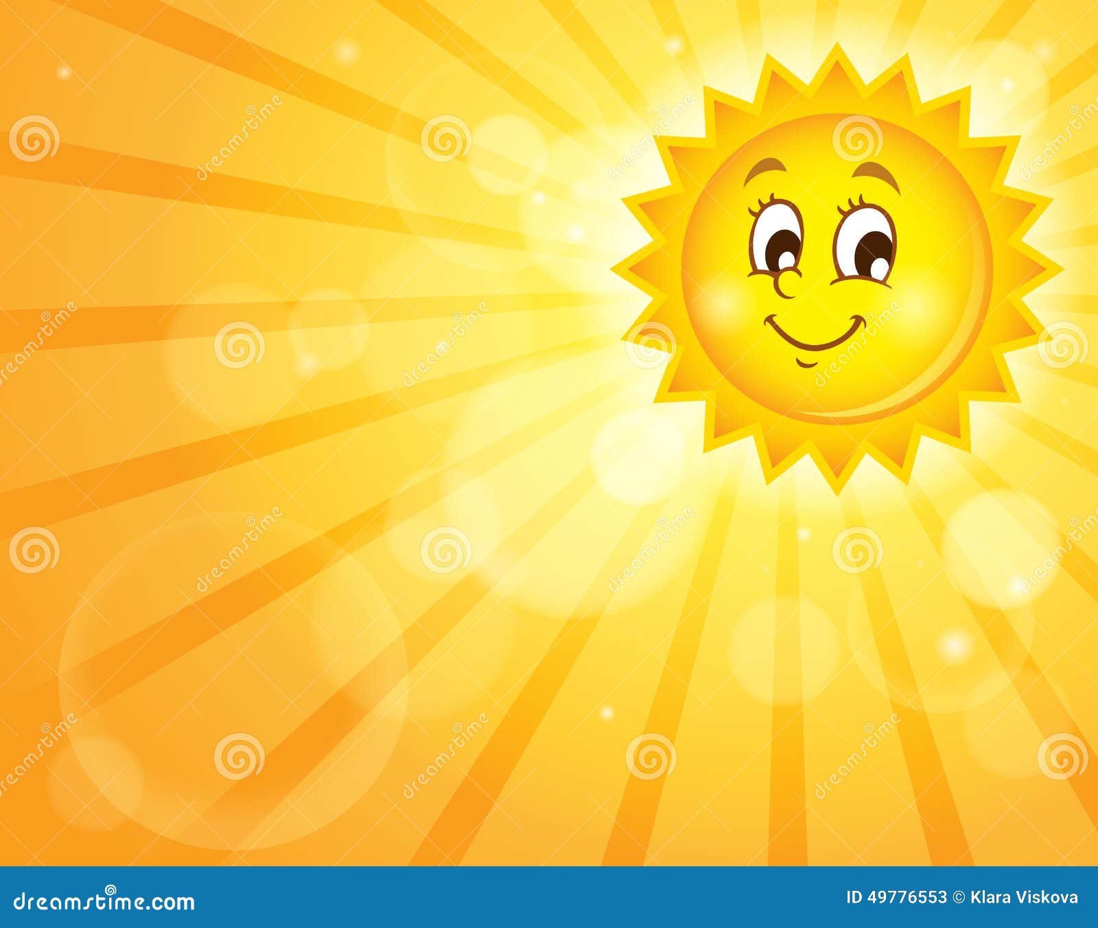 Image with Happy Sun Theme 2 Stock Vector - Illustration of theme ...
