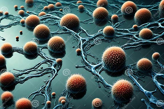 Microscopic Symphony: Nano Technology Biotech Bacterial Art Unveiling ...