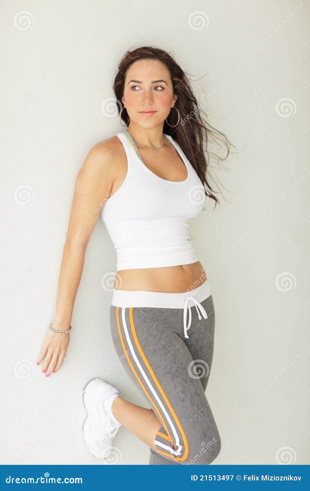 Image of a Healthy Fitness Model Stock Image - Image of female, happy ...
