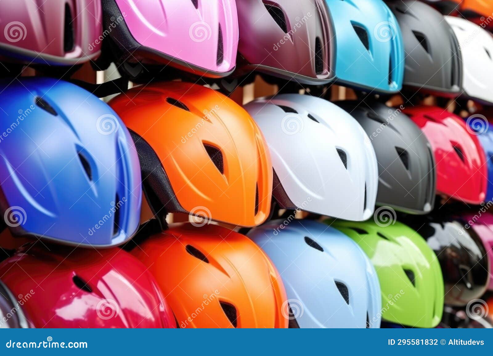 Image of Helmet Color Selection Samples Stock Illustration ...