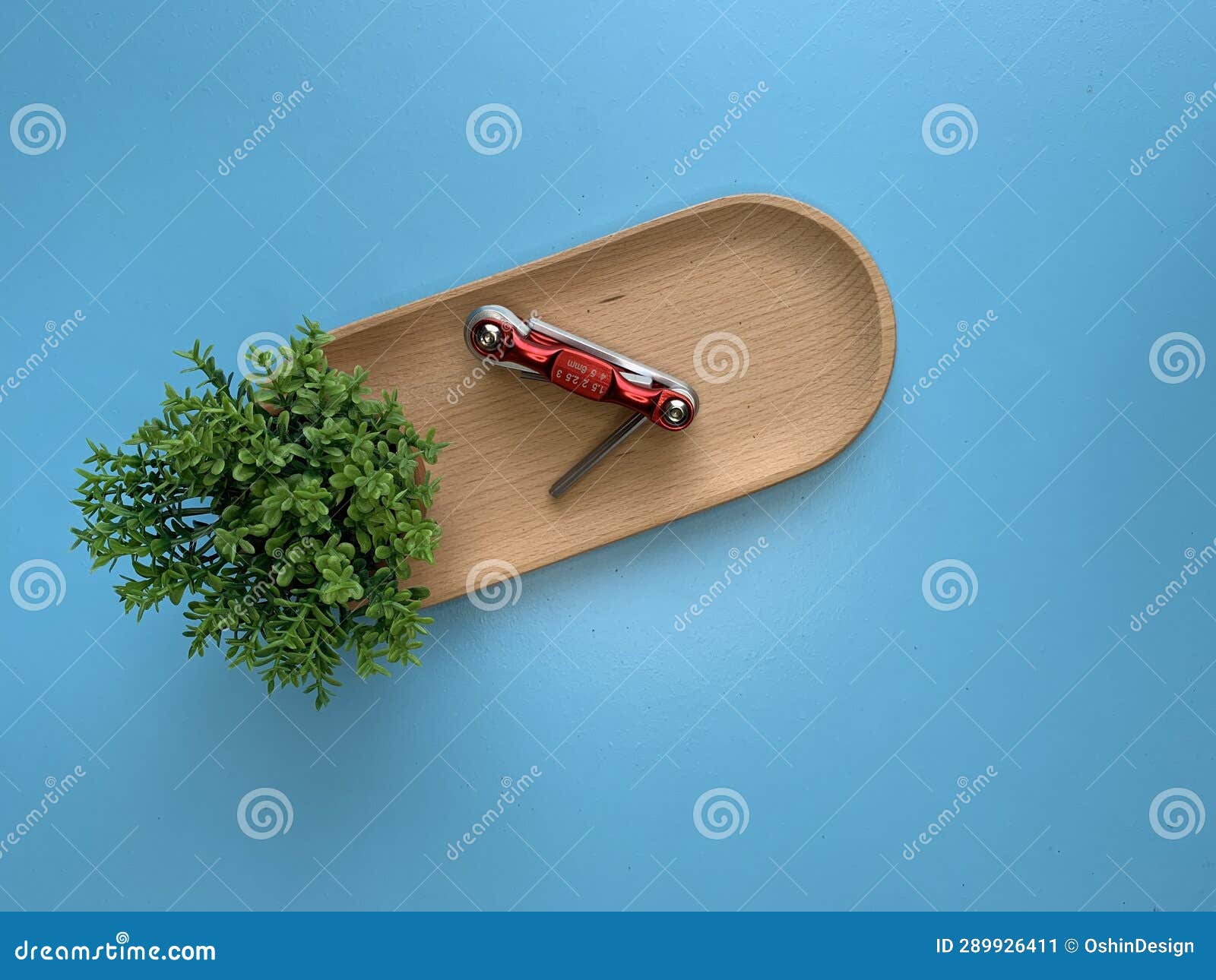 Image of Hex Key or Ellen Key on Wooden Surface Stock Image - Image of ...