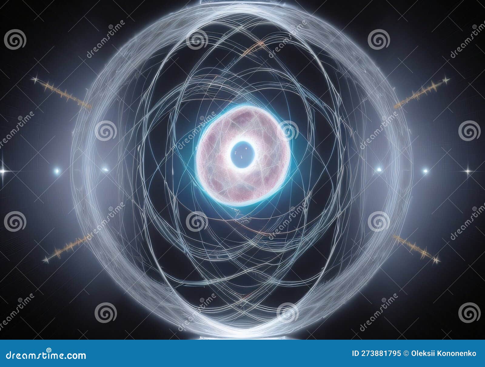 An Image Of The Higgs Boson, Also Known As The God Particle, Abstract ...