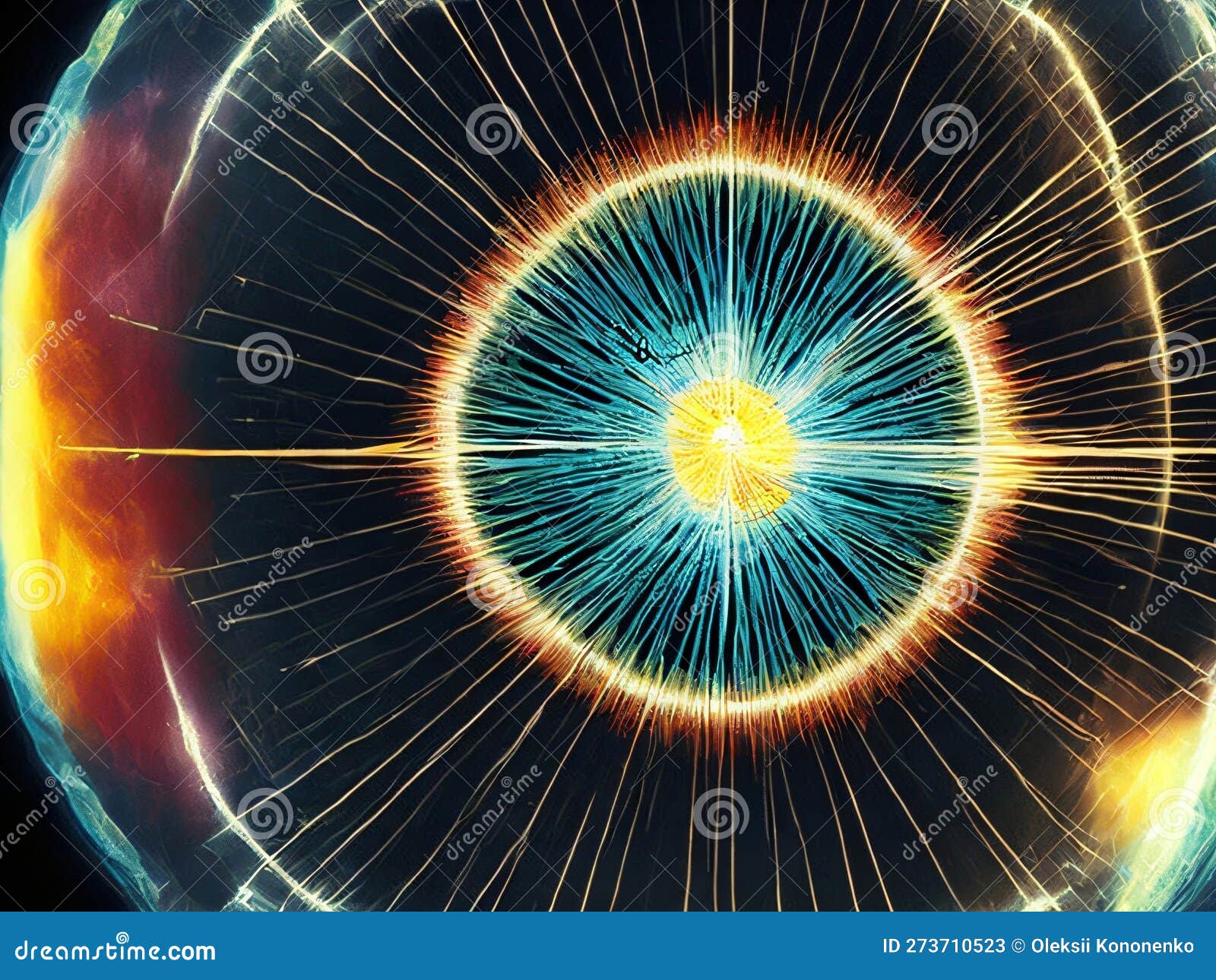 An Image of the Higgs Boson, Also Known As the God Particle, Abstract ...