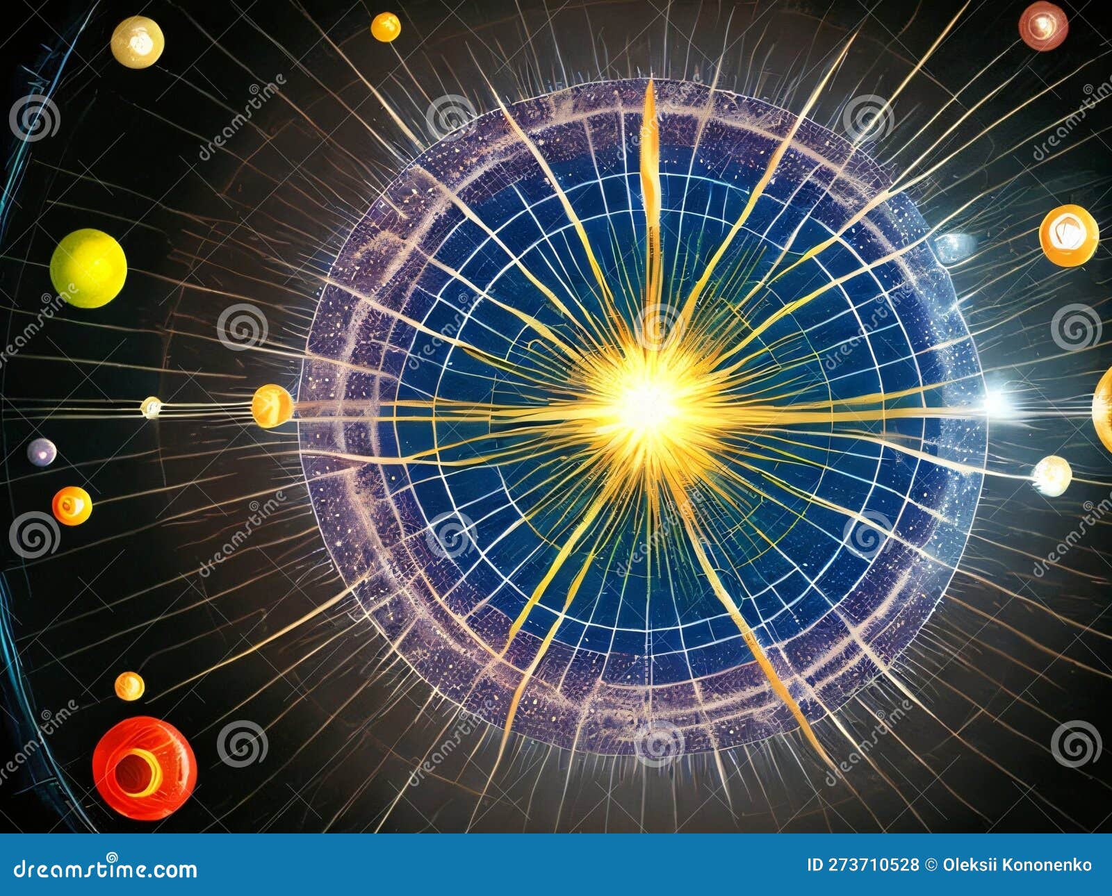 An Image Of The Higgs Boson, Also Known As The God Particle, Abstract ...