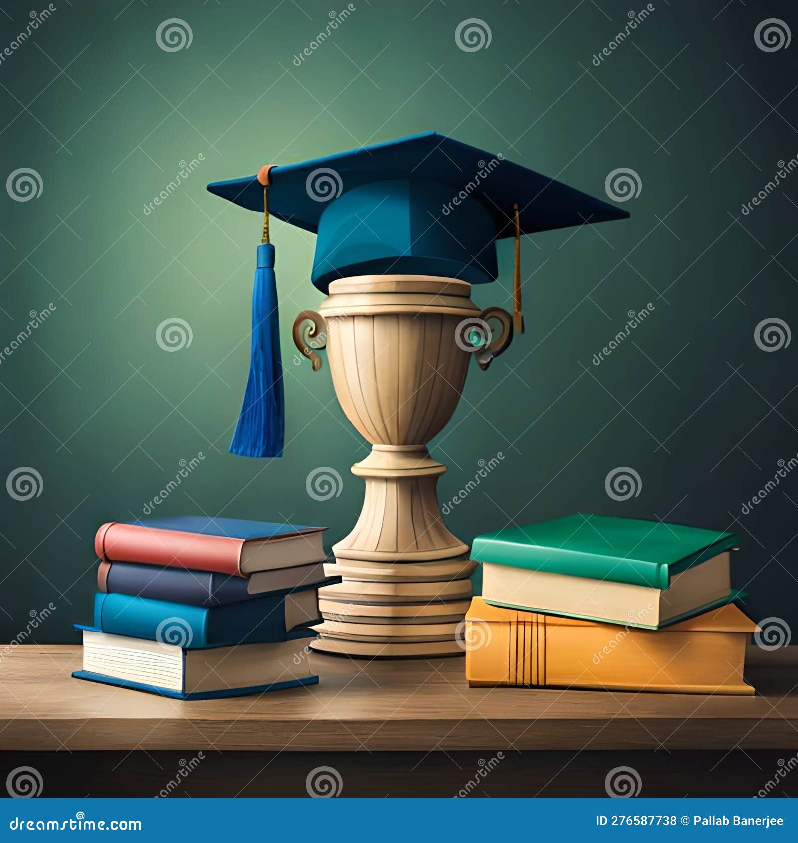 Illustration on Higher Education and Higher Studies Stock Illustration ...