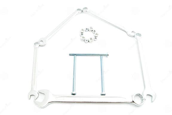 Image of house of wrenches stock image. Image of build - 71283497