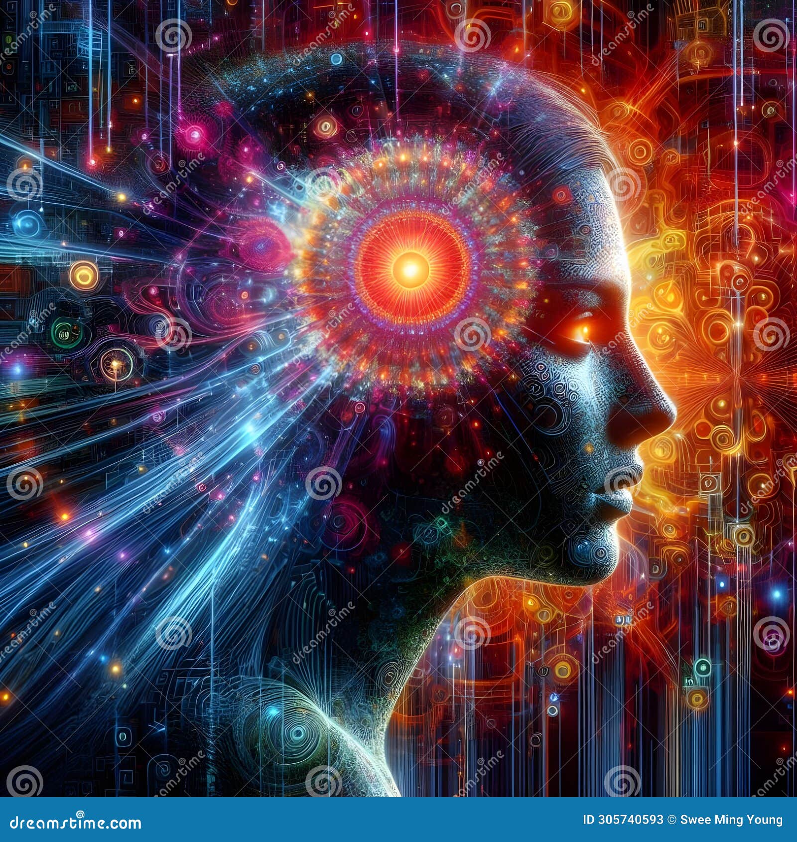 Image of How the Effect Social Media Has on Humans. Stock Illustration ...