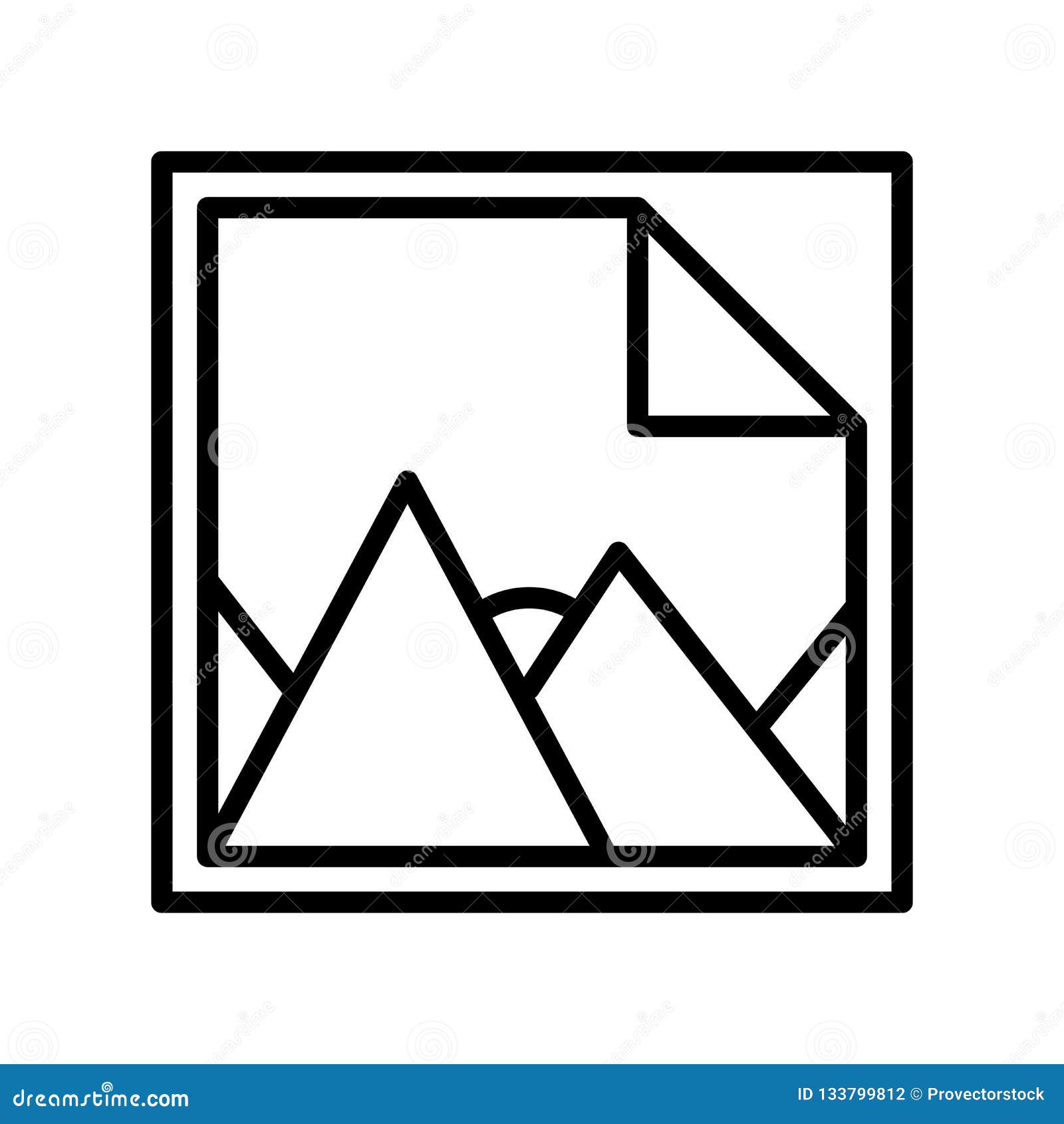 Image Icon Vector Isolated on White Background, Image Sign , Lin Stock ...