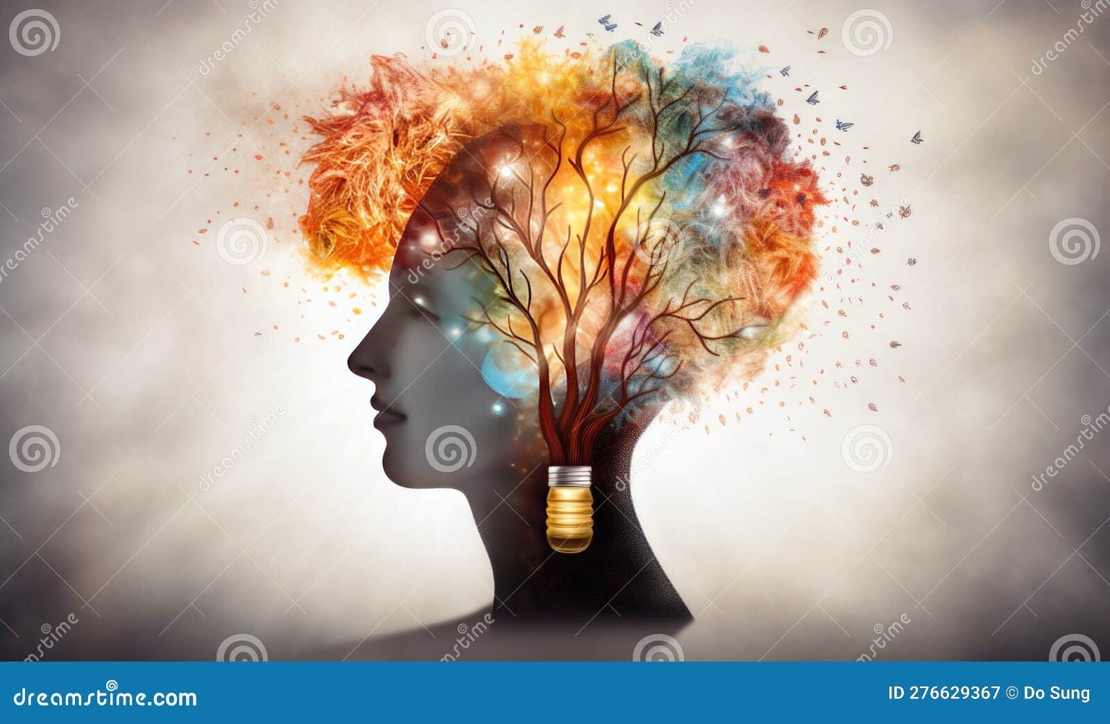Image of an idea stock illustration. Illustration of lightbulb - 276629367
