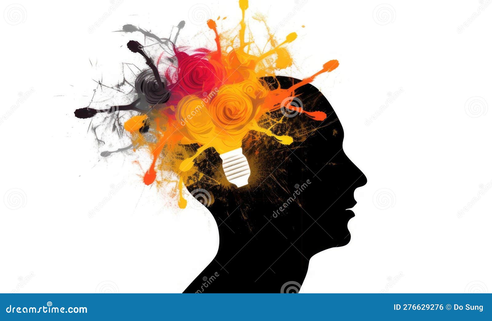 Image of an idea stock illustration. Illustration of bright - 276629276
