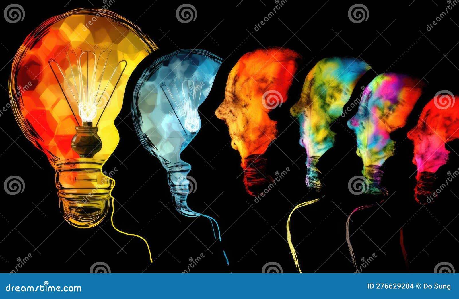 Image of an idea stock illustration. Illustration of drawing - 276629284