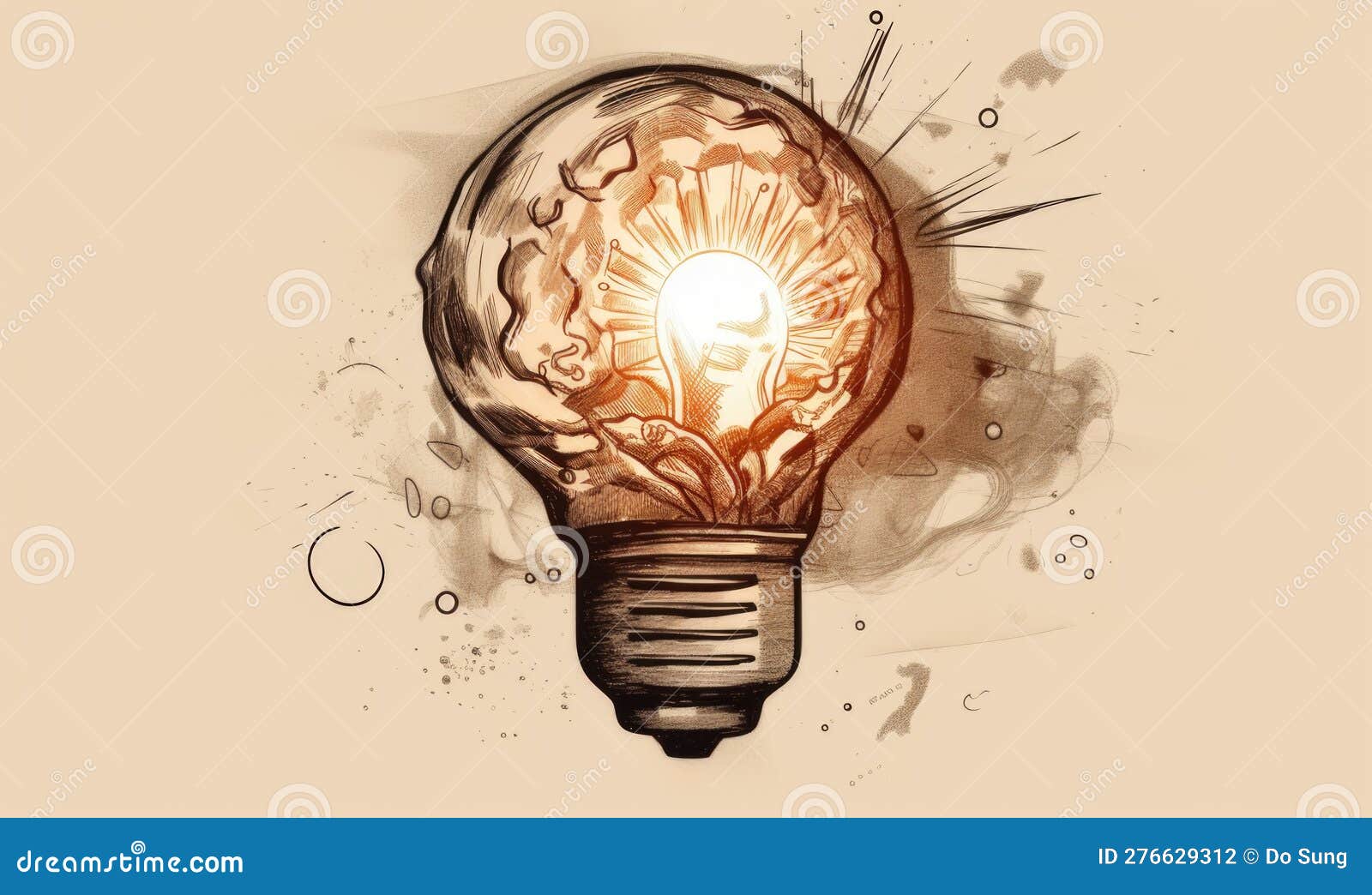 Image of an idea stock illustration. Illustration of original - 276629312