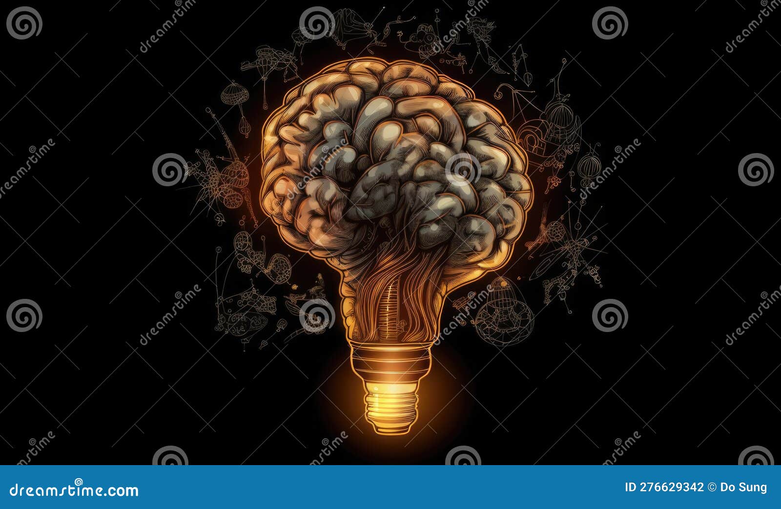 Image of an idea stock illustration. Illustration of creativity - 276629342