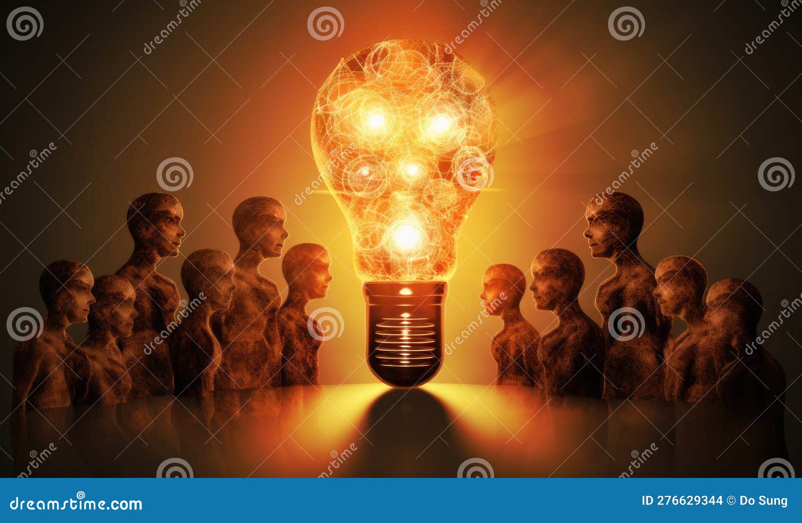 Image of an idea stock illustration. Illustration of metaphor - 276629344