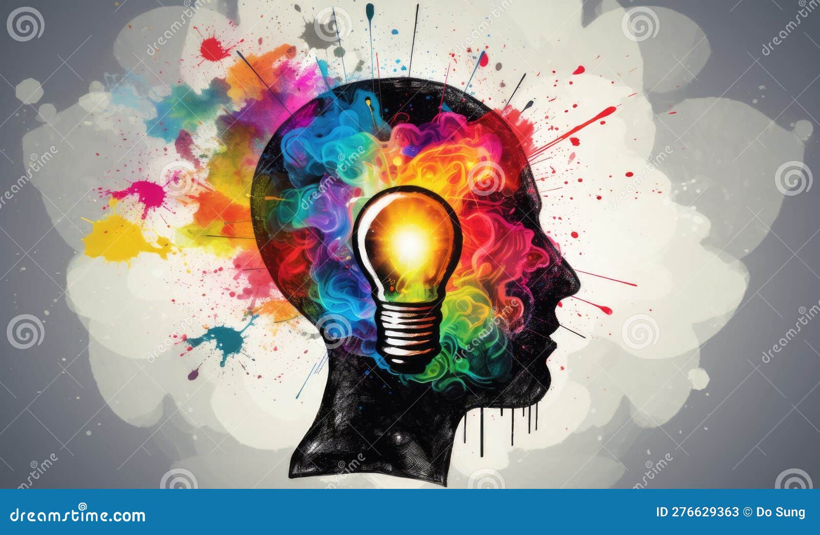 Image of an idea stock illustration. Illustration of drawing - 276629363