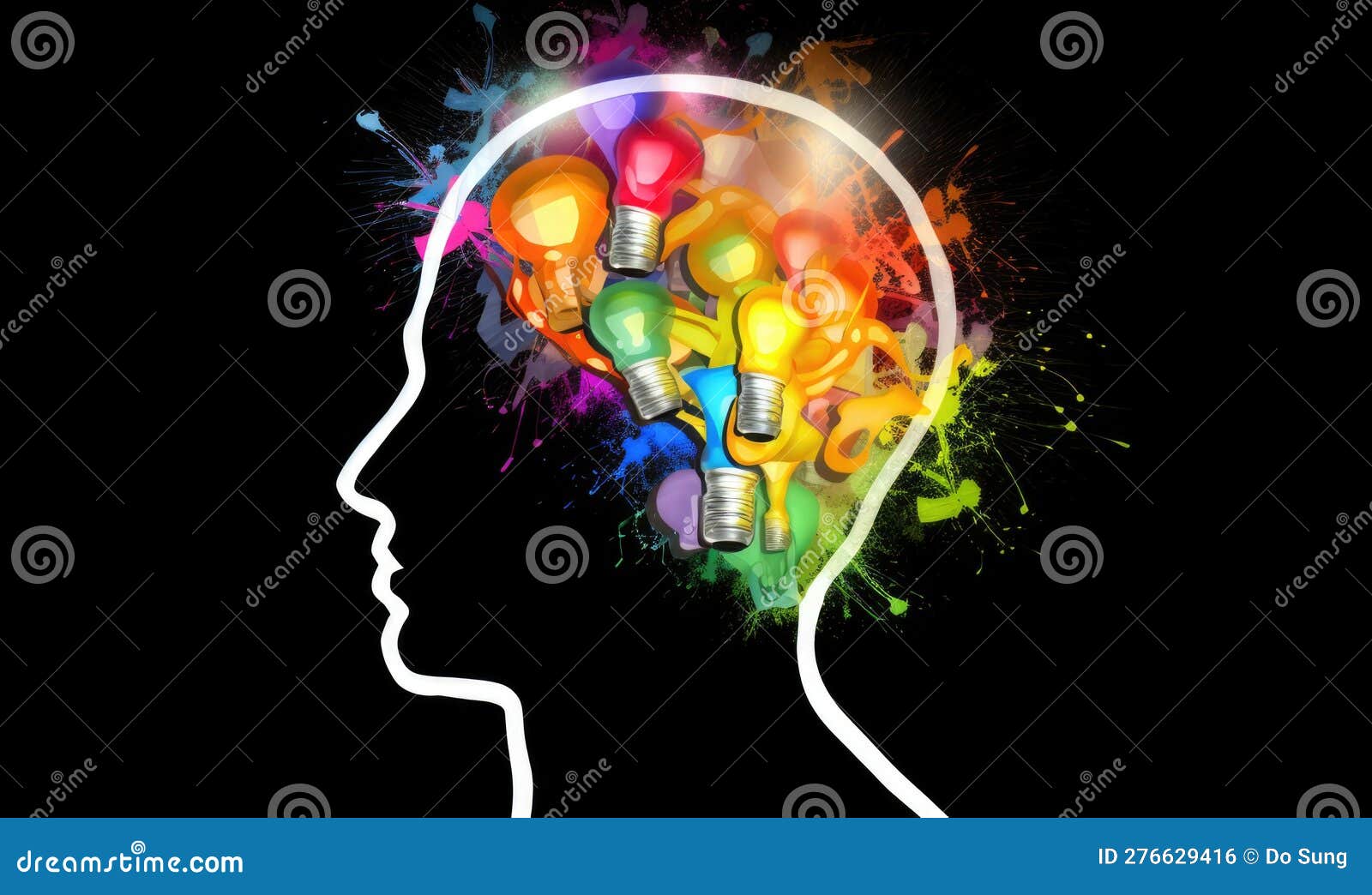 Image of an idea stock illustration. Illustration of creativity - 276629416