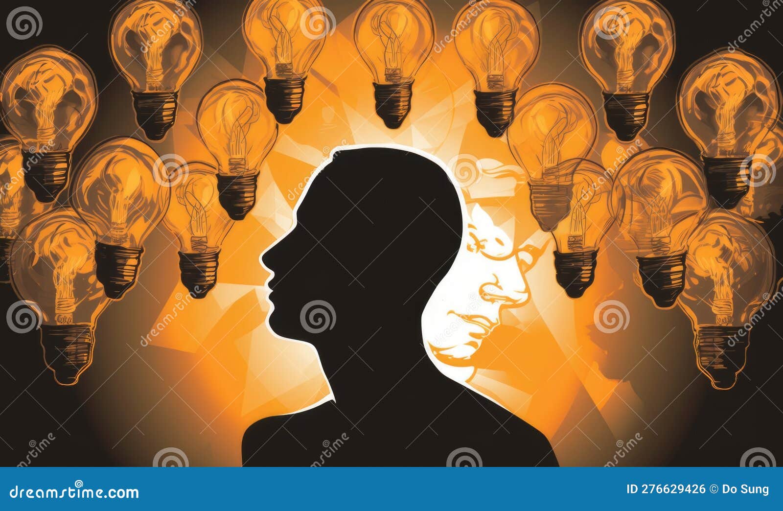 Image of an idea stock illustration. Illustration of inspiration ...