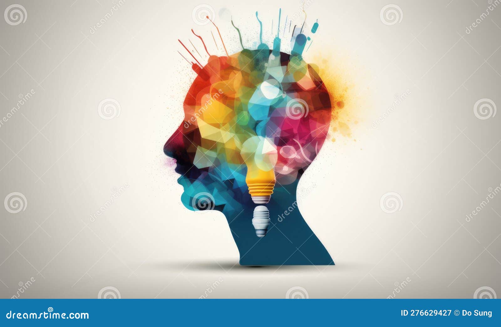 Image of an idea stock illustration. Illustration of lightbulb - 276629427