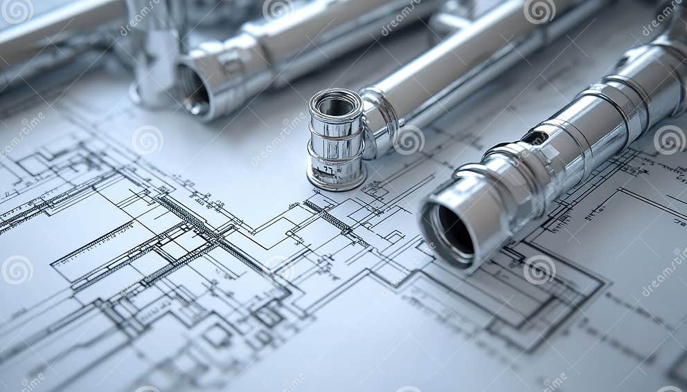 Understanding Residential Plumbing Systems through Detailed Blueprints ...