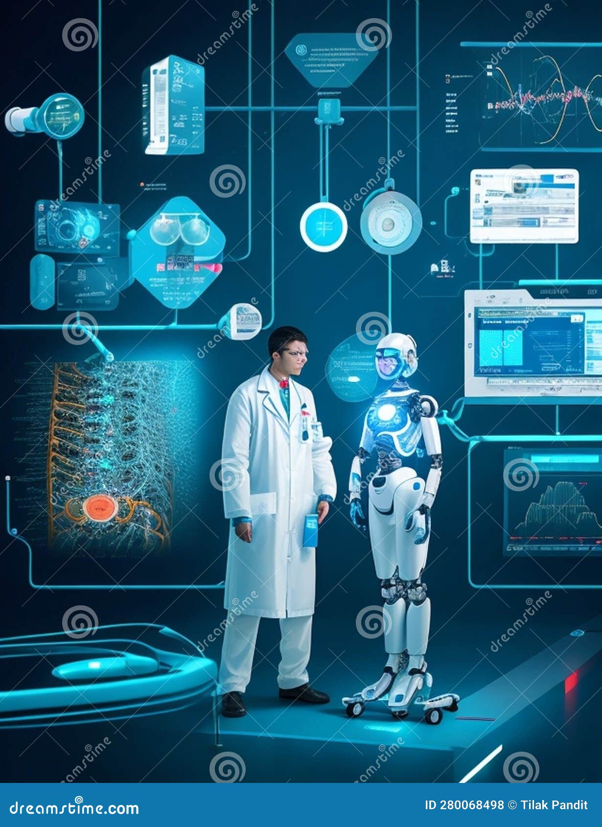Image Illustrating the Integration of Artificial Intelligence in ... Image Illustrating the Integration of Artificial Intelligence in ...