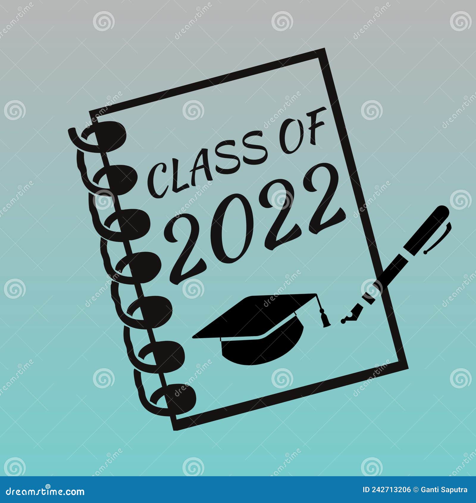 This Image is an Illustration of Congratulations on Graduating Class of ...