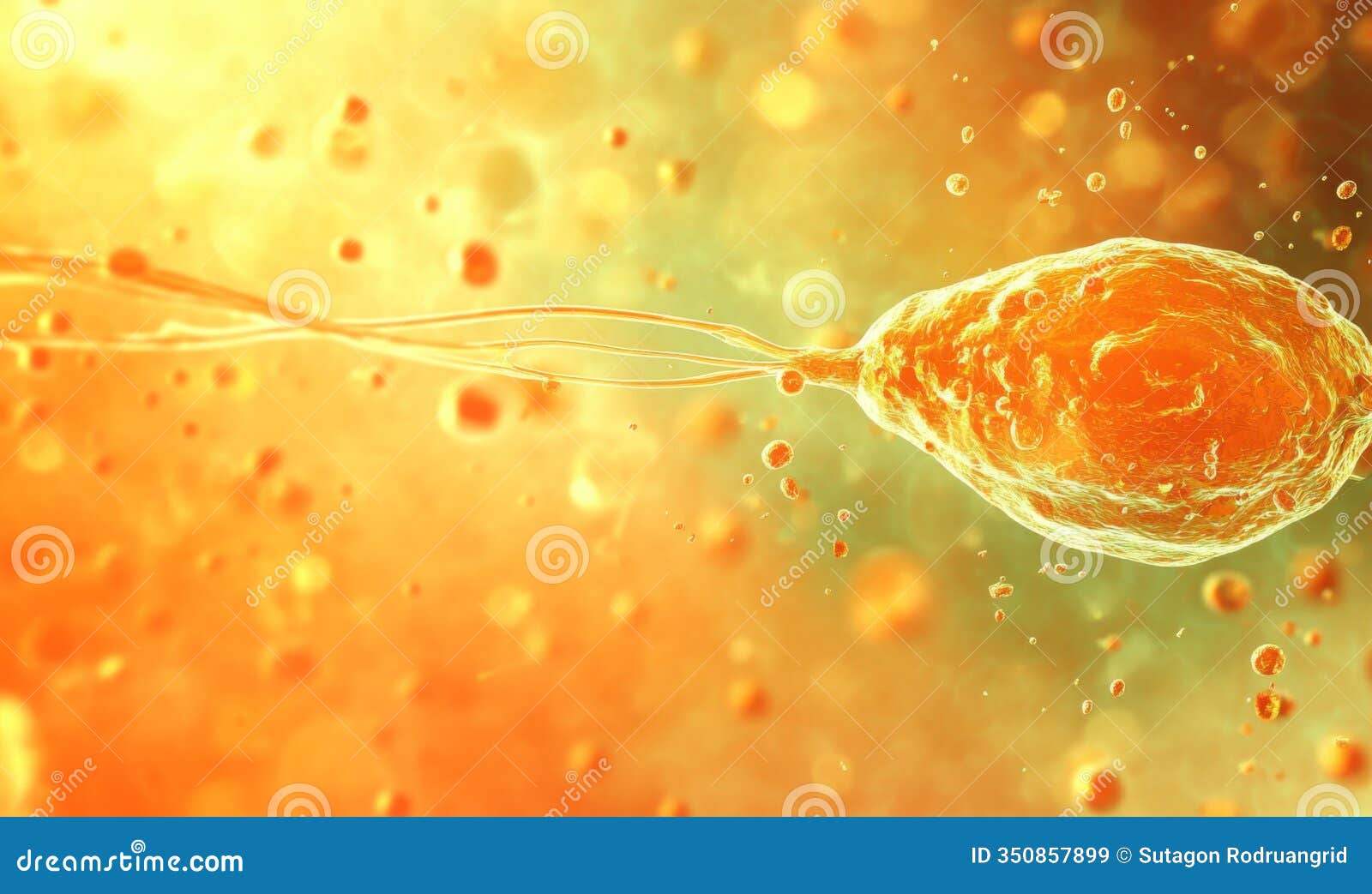 Egg Fertilization Process Flat Template Vector Illustration ...