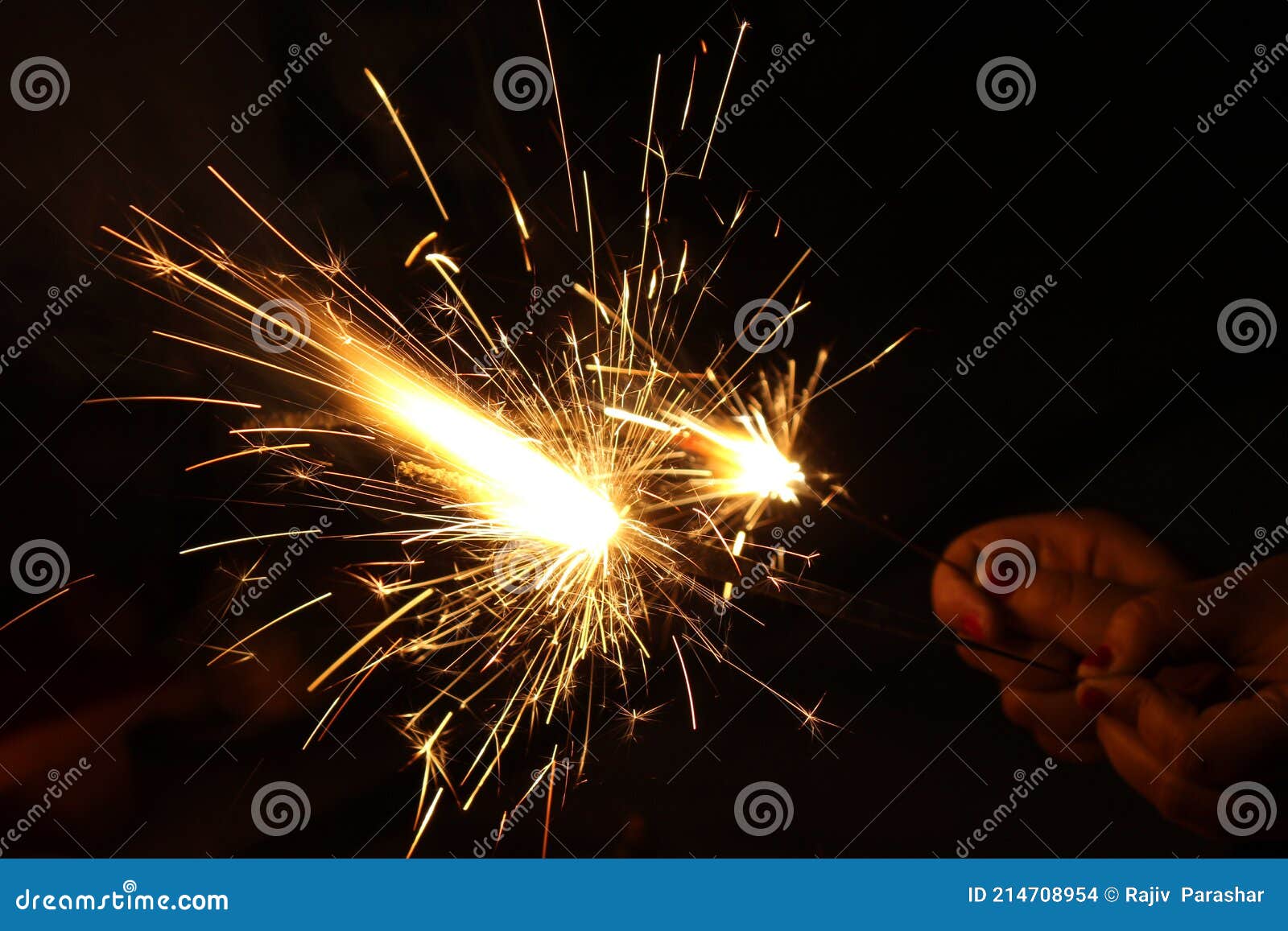 Indian Fire Crakers on Diwali for Celebrations Stock Photo - Image of ...